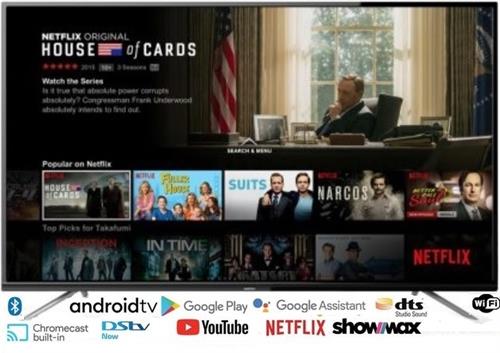 Sinotec 50 inch UHD LED Backlit Android Based Smart TV – Wholesale-za